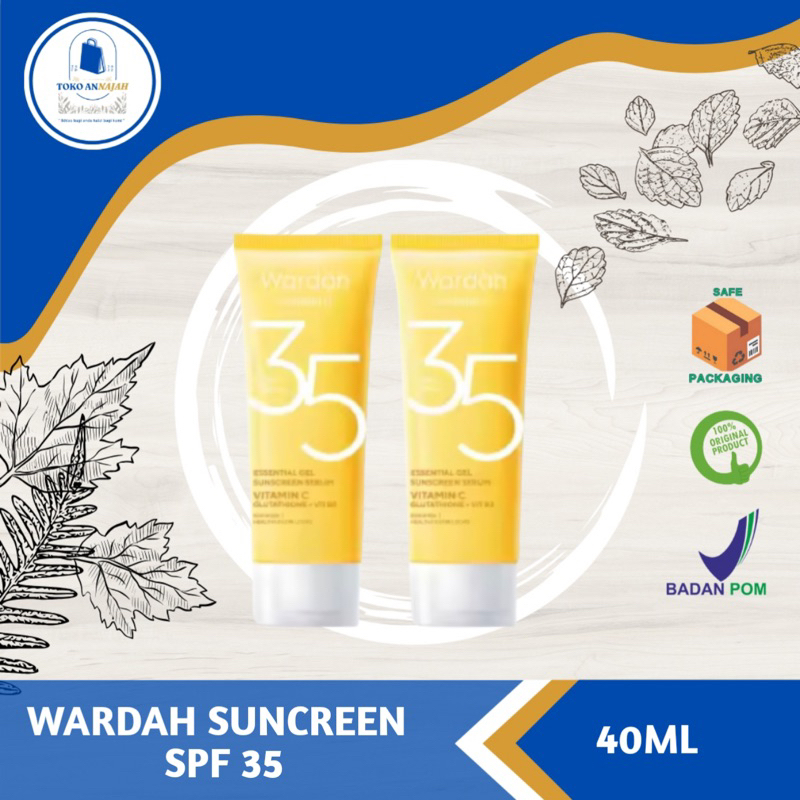 Jual WARDAH Suncreen spf 35 PA +++ 40ml | Shopee Indonesia