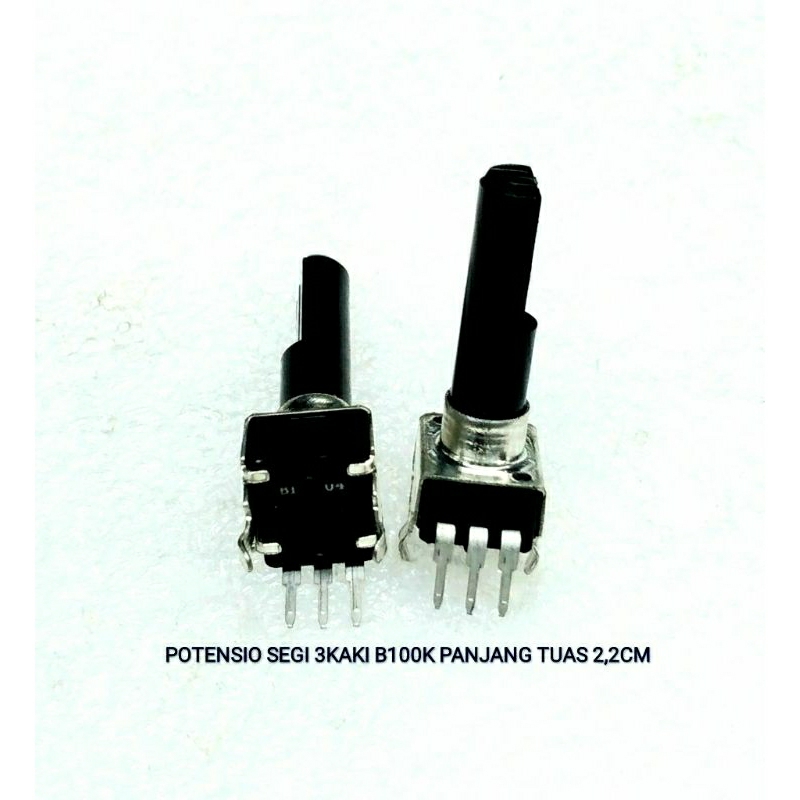 Jual Potensio Segi 3 Kaki B104/ 100K Panjang Tuas 2,2cm | Shopee Indonesia