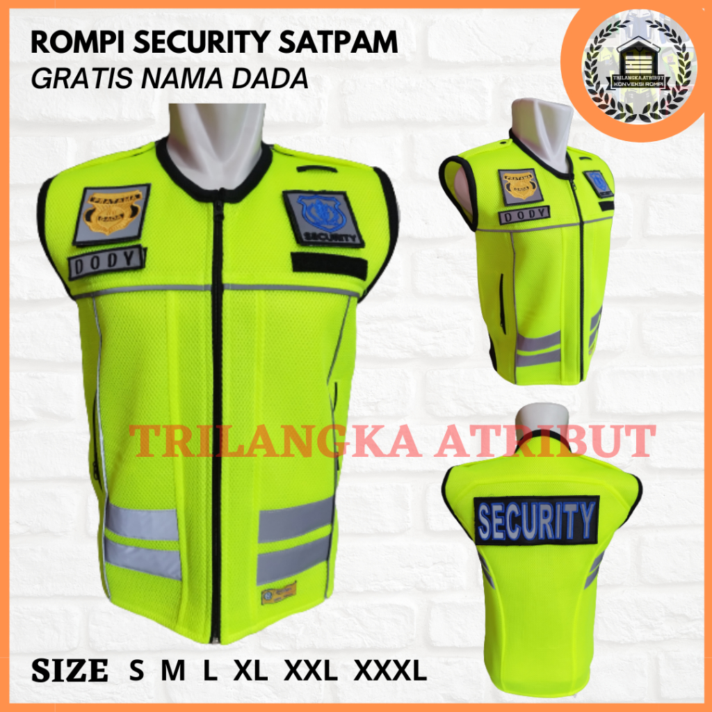 Jual Rompi security, rompi polisi, rompi lapangan terbaru | Shopee ...