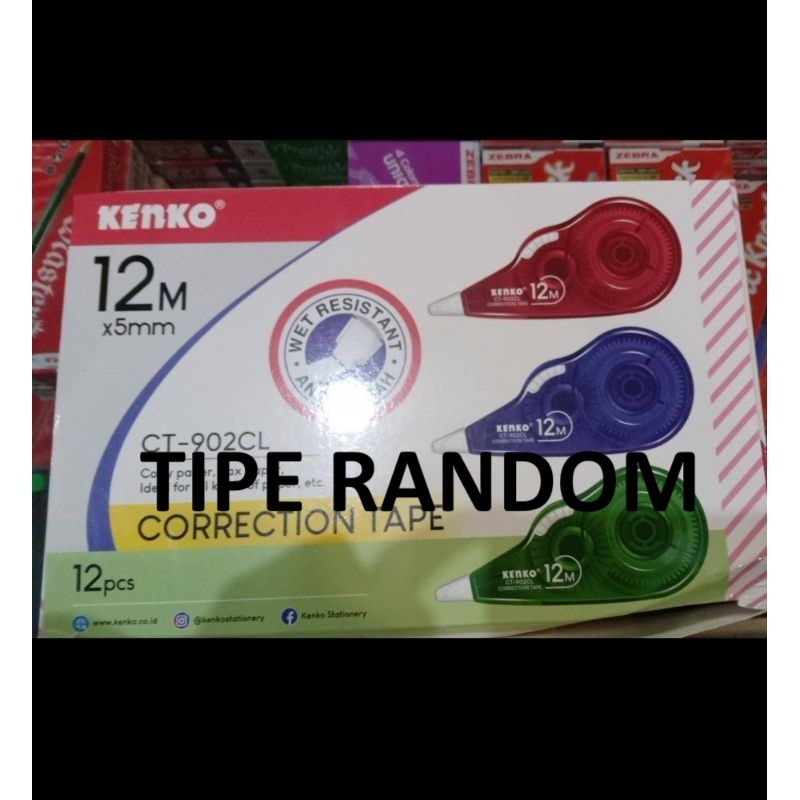 Jual Tipex Kertas Kenko 12 Meter 1 Lusin | Shopee Indonesia