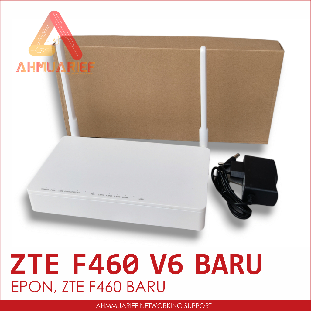 Jual BARU - ONT EPON ONU ZTE ZXHN F460 V6 VERSI 6 ANTENA ACCESS POINT ...