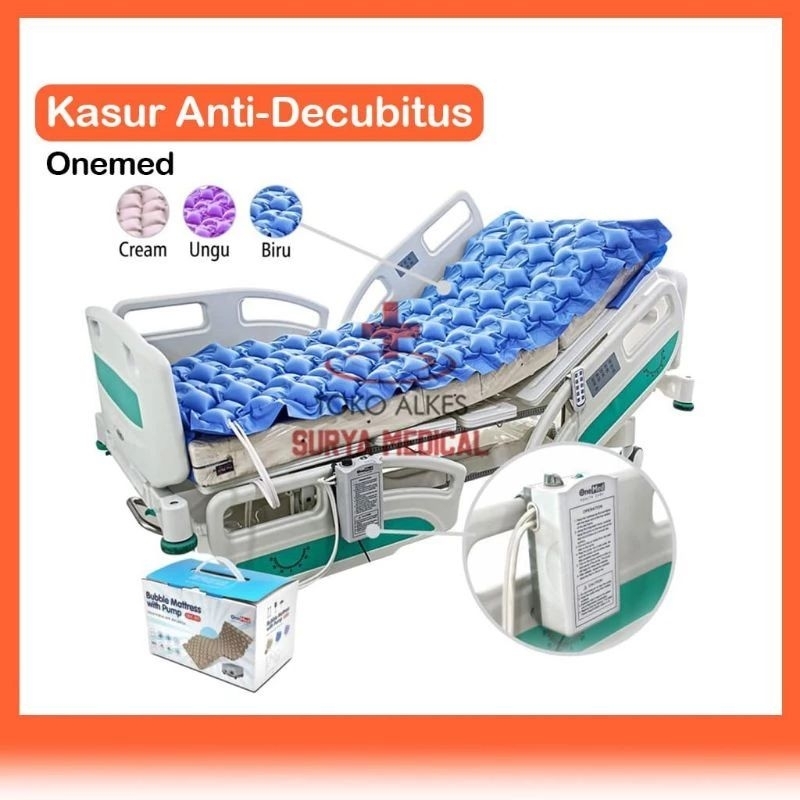 Jual Kasur Matras Decubitus OneMed Kasur Angin + Mesin Pompa | Shopee ...
