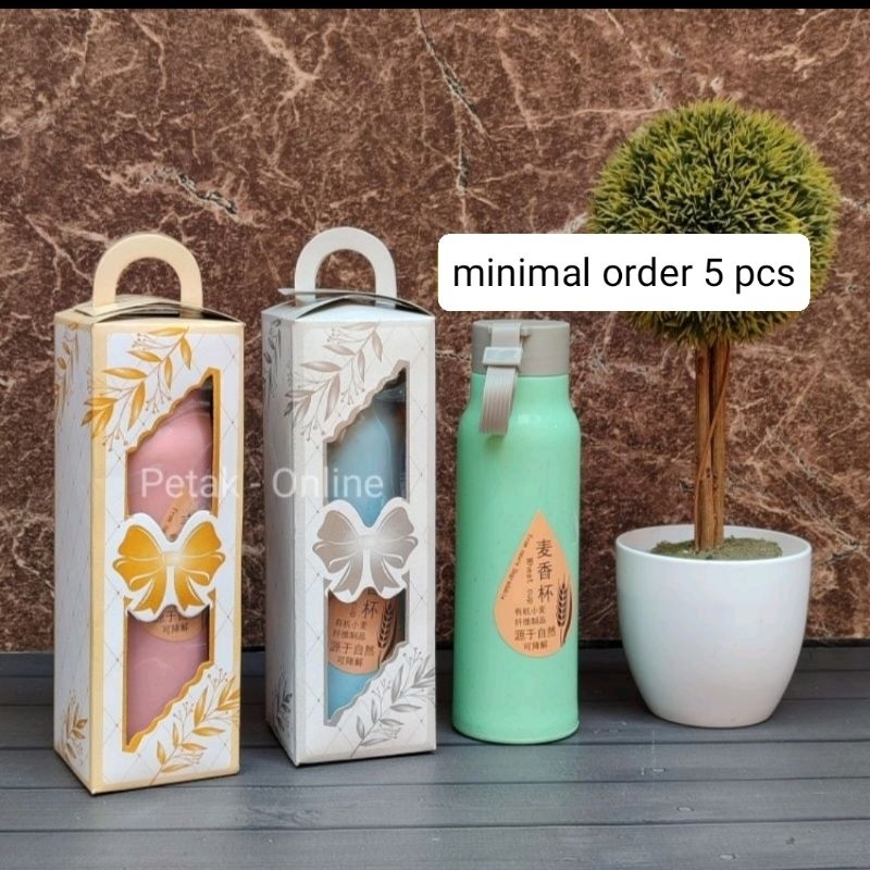 Jual Botol/ Tumbler Go Green Import Kemasan Box Tenteng Gorden | Shopee ...