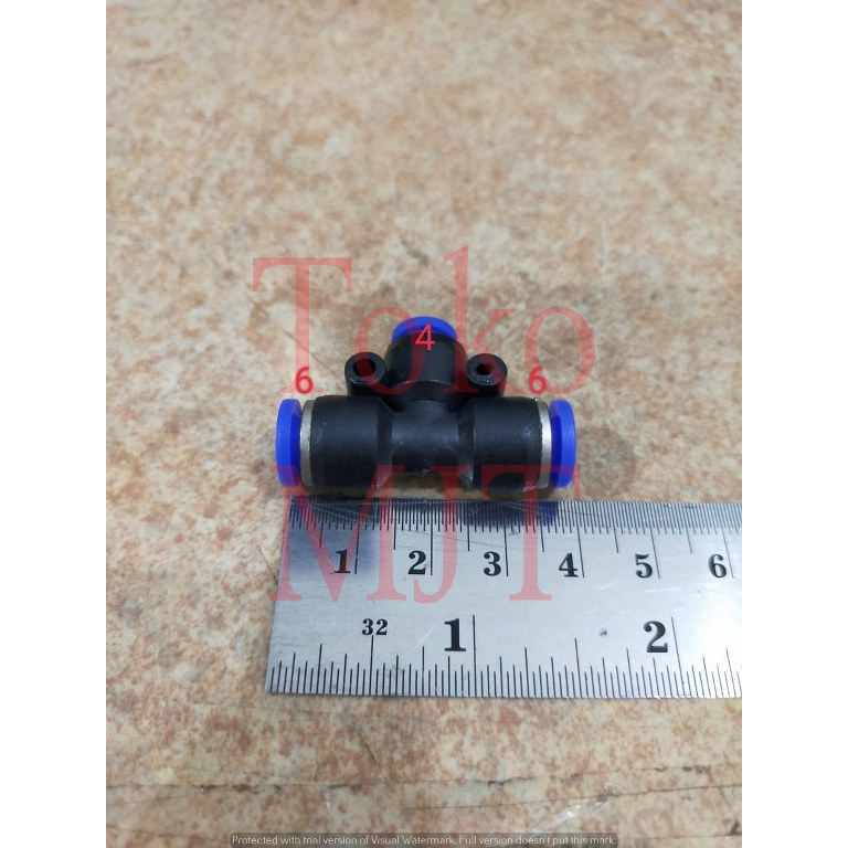 Jual Fitting Pneumatic Reducer Model T 4mm 6mm 8mm 10mm 12mm 14mm 16mm ...
