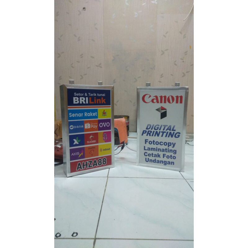 Jual NEON BOX AKRILIK DUA SISI | NEON BOX PLANG CANON FOTOCOPY | PLANG ...