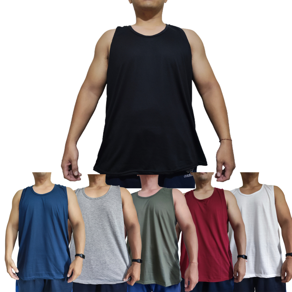 Jual KAOS SINGLET PRIA JUMBO // SINGLET BIG SIZE XXXXL // KAOS DALAM ...