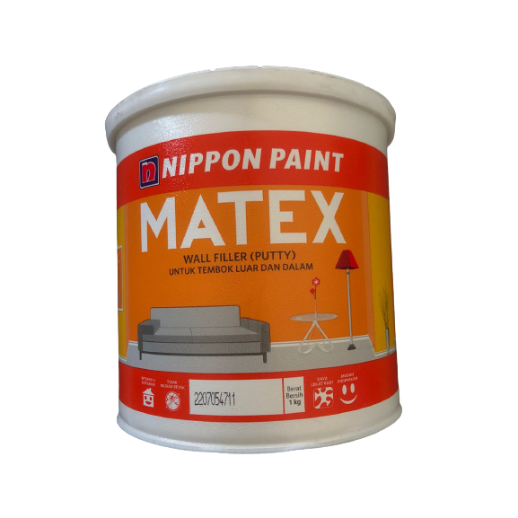 Jual Plamir Tembok Matex Putty Wall Filler Dempul Tembok 1 kg Nippon Paint | Shopee Indonesia
