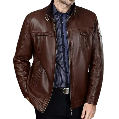 Jual Cikal Collection - Jacket Kulit Viena Super Jaket Parka Kulit Pria ...