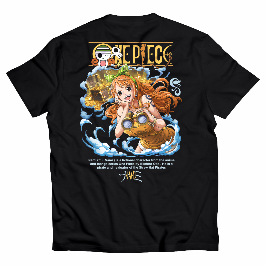Jual NAMI ONE PIECE 0061 | Baju Anime | T-Shirt jepang | Kaos wibu ...