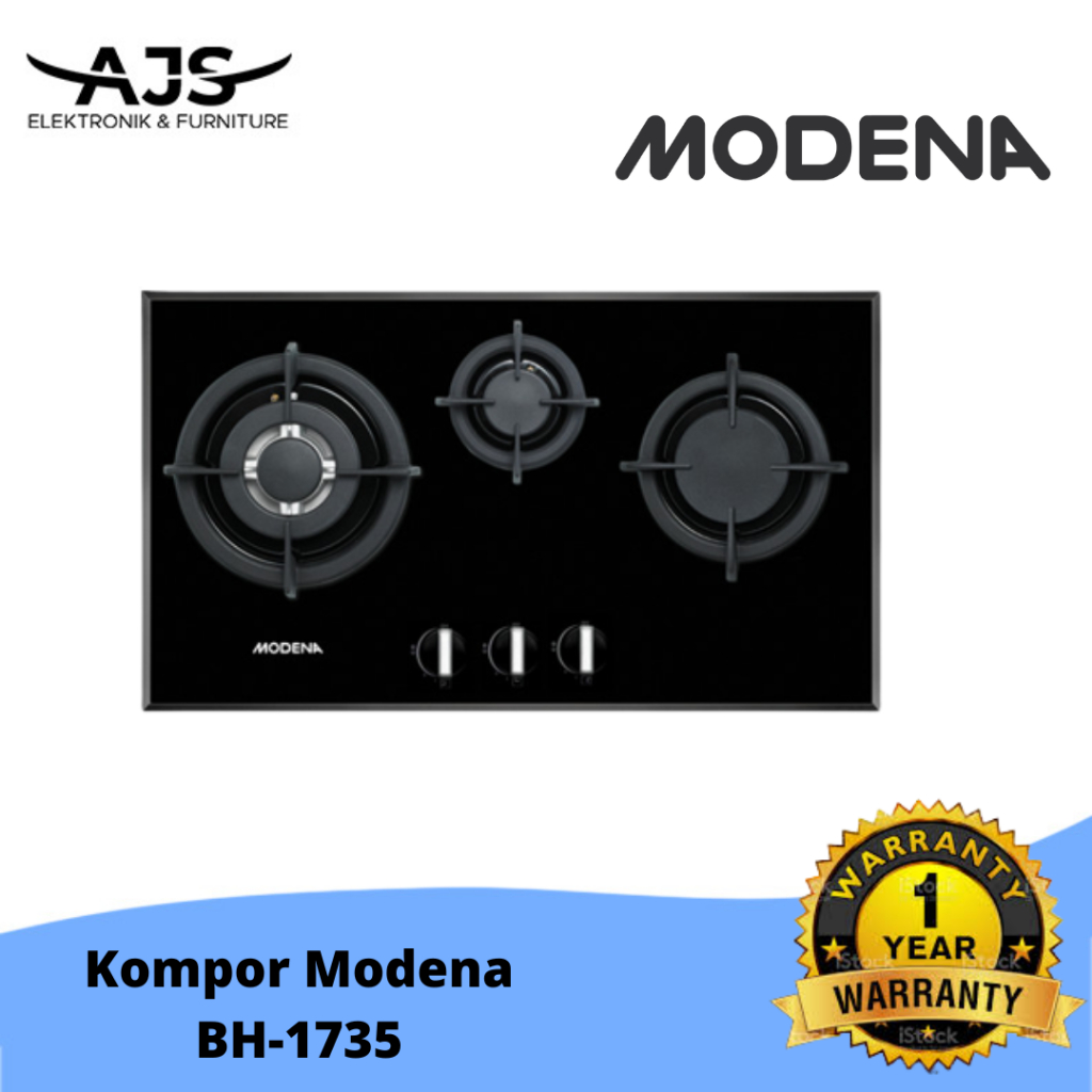 Jual MODENA Bh 1735 kompor tanam 3 tungku kompor gas ORIGINAL | Shopee ...