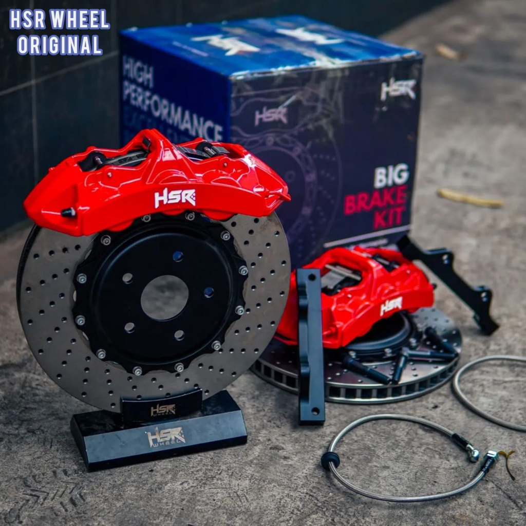 Jual Big Brake Kit HSR BBK untuk Toyota Alphard 6 pot 380 mm Plug and ...