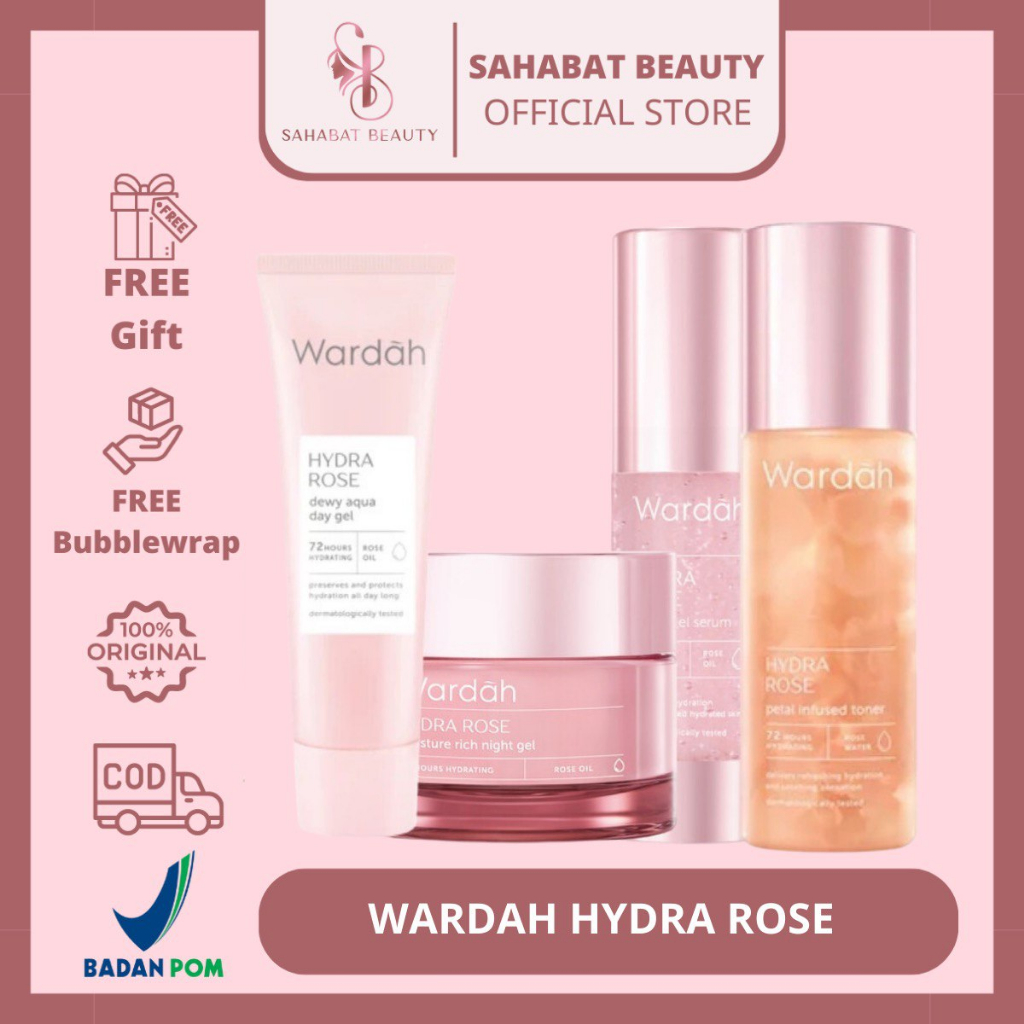 Jual Wardah Hydra Rose Series | Shopee Indonesia