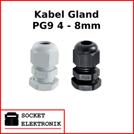 Jual Kabel Gland PG9 / Cable Gland PG9 diameter kabel 4-8mm | Shopee Indonesia