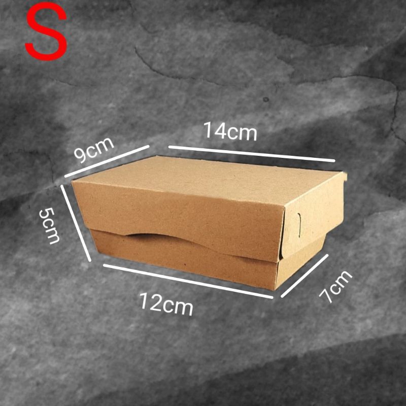 Jual Kotak Makan Paper Lunch Box Kraft Coklat Laminasi Ukuran Tebal 290 gsm | Shopee Indonesia