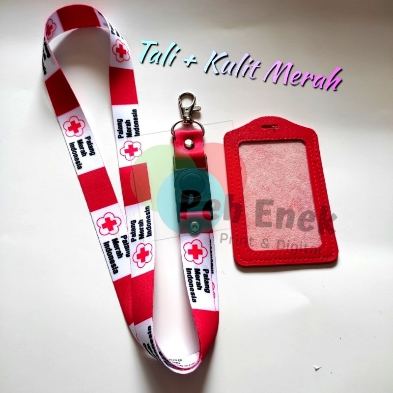 Jual Tali id card Palang Merah[ Lanyard PMI Lanyard palang merah ...