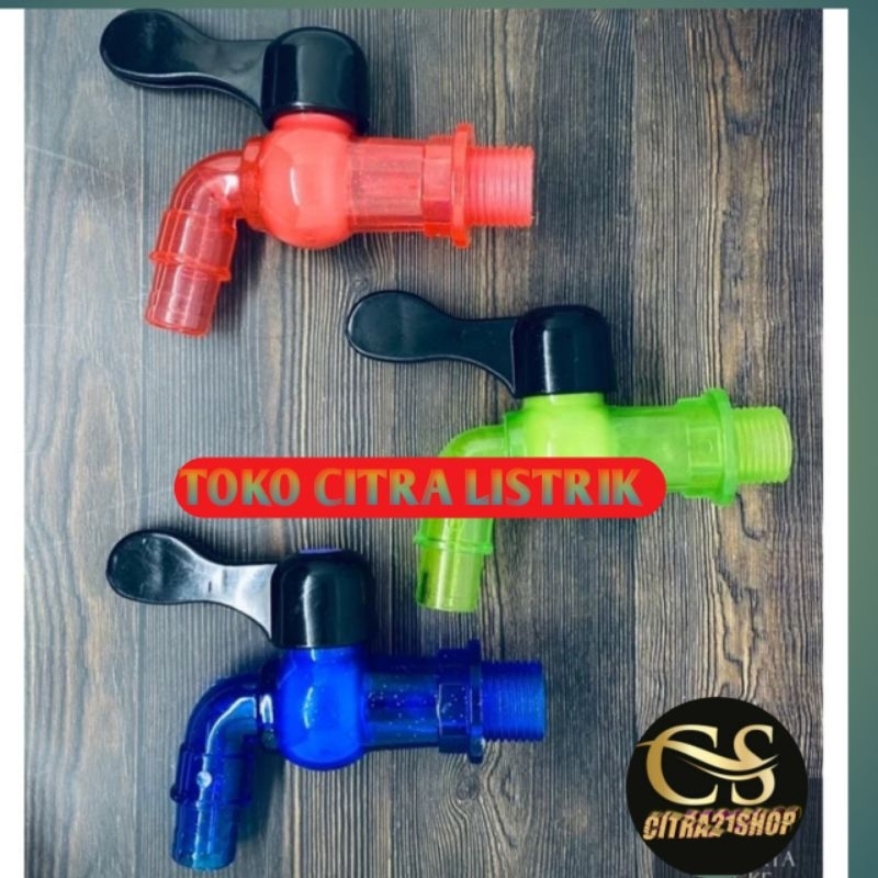 Jual KRAN AIR PVC ENGKOL/KRAN TANAM TEMBOK TRANSPARAN 1/2 in | Shopee ...