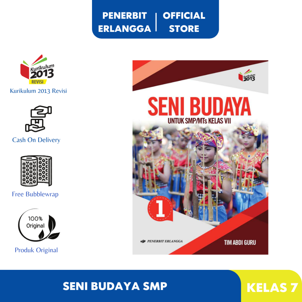 Jual [Erlangga Official] Seni Budaya Smp/Mts Kelas 7 - Kurikulum 2013 Revisi | Shopee Indonesia