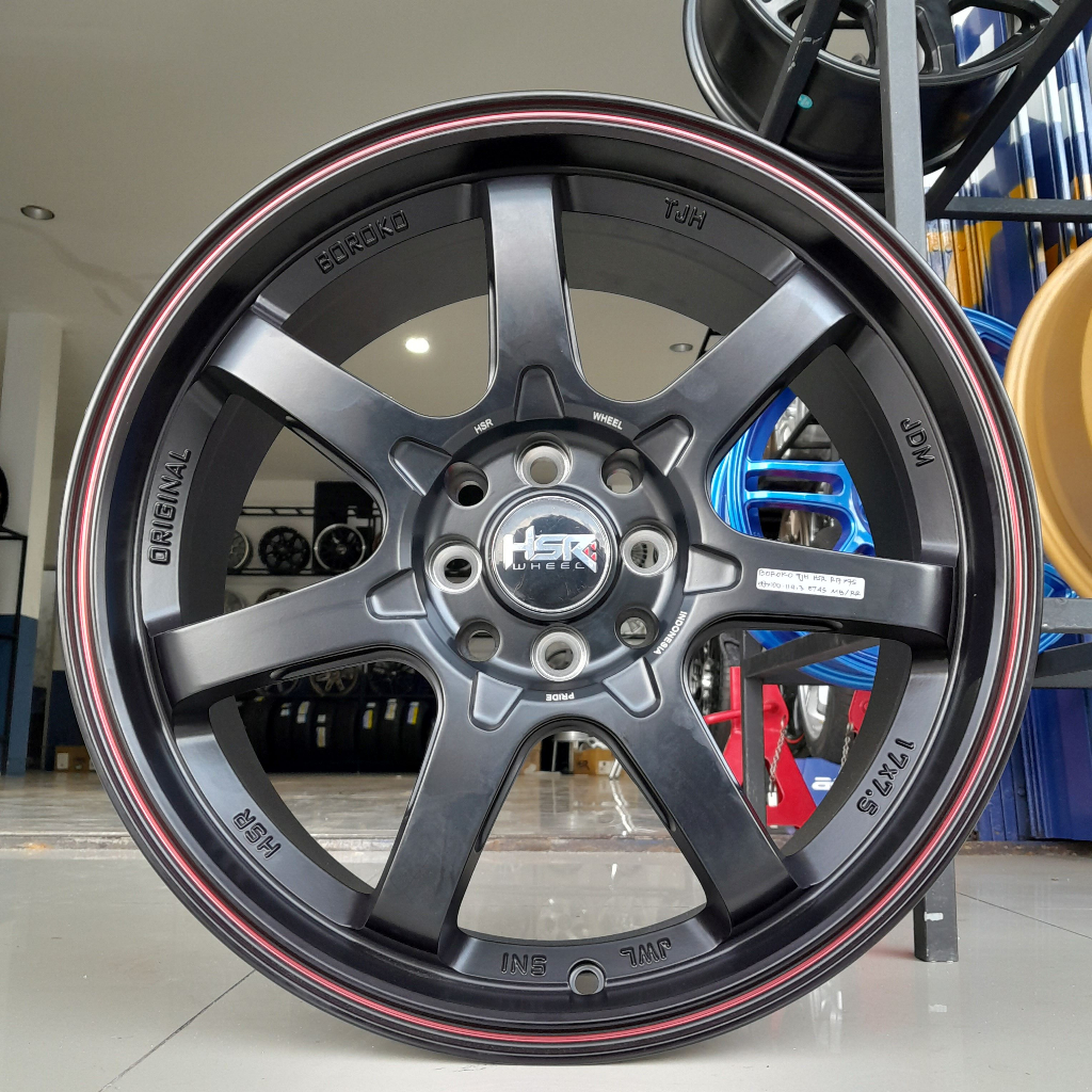 Jual Velg jdm murah ring 17 lubang baut 4 untuk mobil xenia, baleno, jazz city livina avanza dll ...