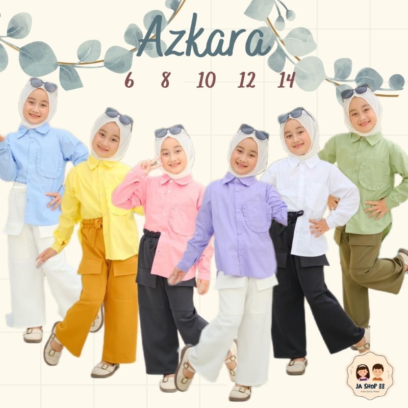 Jual KEMEJA ANAK REMAJA SET CEWEK 6 8 10 12 14 TAHUN KEMEJA POLOS ANAK CELANA CARGO ANAK REMAJA ...