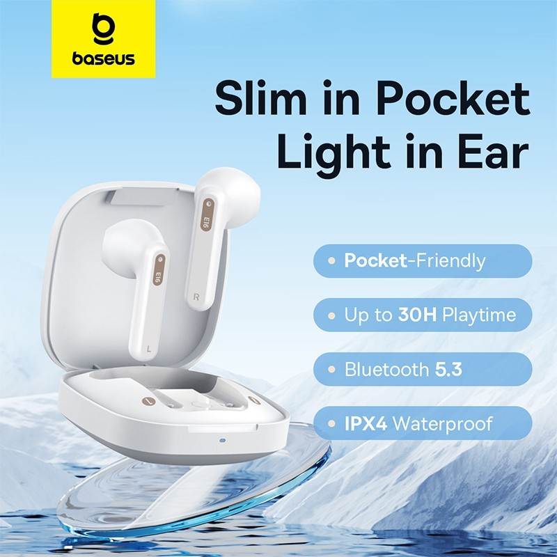 Jual Baseus Bowie E16 True Wireless Bluetooth Earphone TWS Mini Earbuds ...