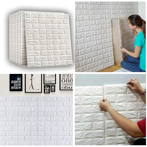 Jual Wallpaper Dinding Foam 70x70cm Wallpaper Cover Dinding Motif Batik ...