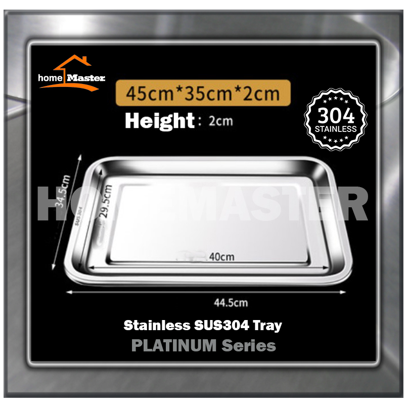 Jual HomeMaster Nampan/Tray/Baki Stainless/Besi Baja Tahan Karat SUS304 ...
