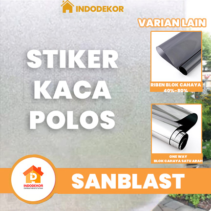 Jual Sticker kaca Sandblast / sticker kaca es / sticker kaca sunblast ...
