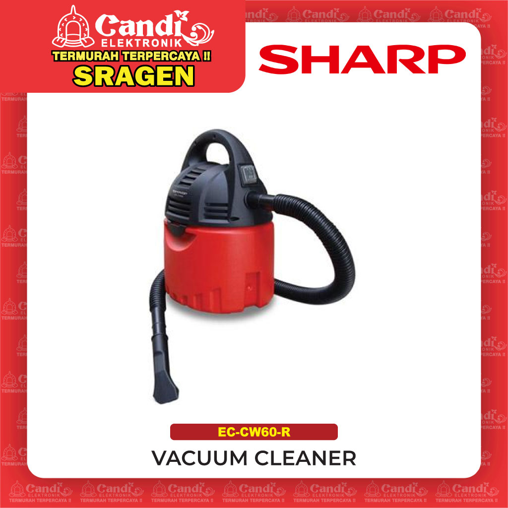 Jual SHARP Vacuum Cleaner Merah, Wet and Dry - EC-CW60-R | Shopee Indonesia