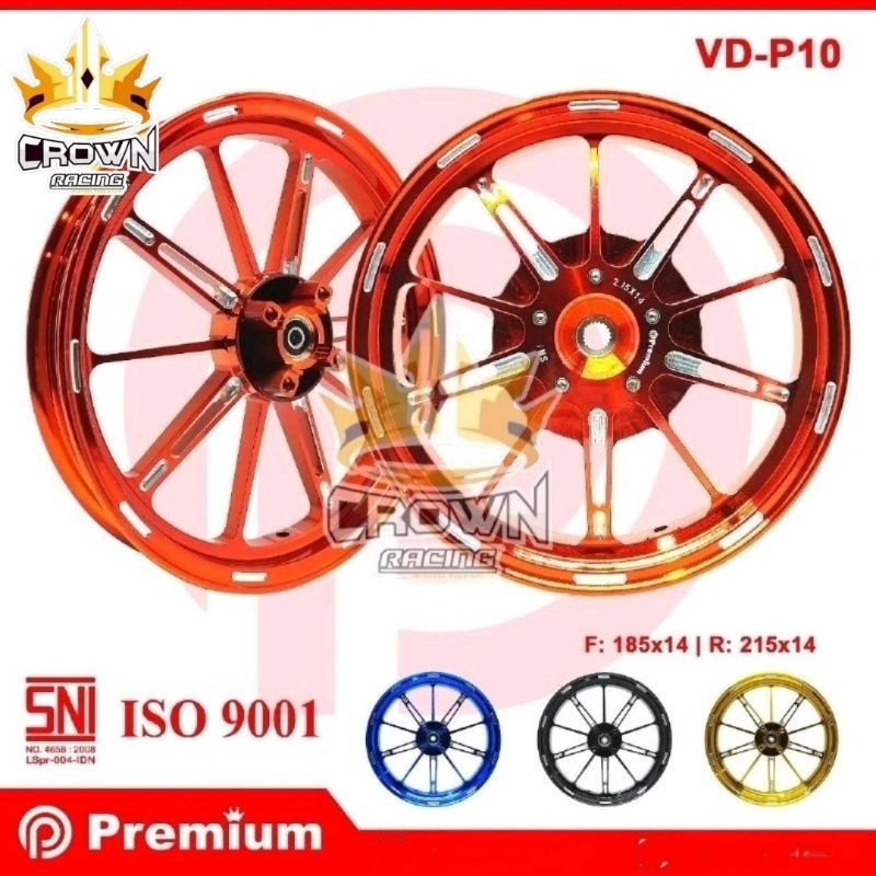 Jual Velg VND VD Premium Ring 14 Beat / Scoopy / Genio / Spacy / Vario 110 125 150 | Shopee ...