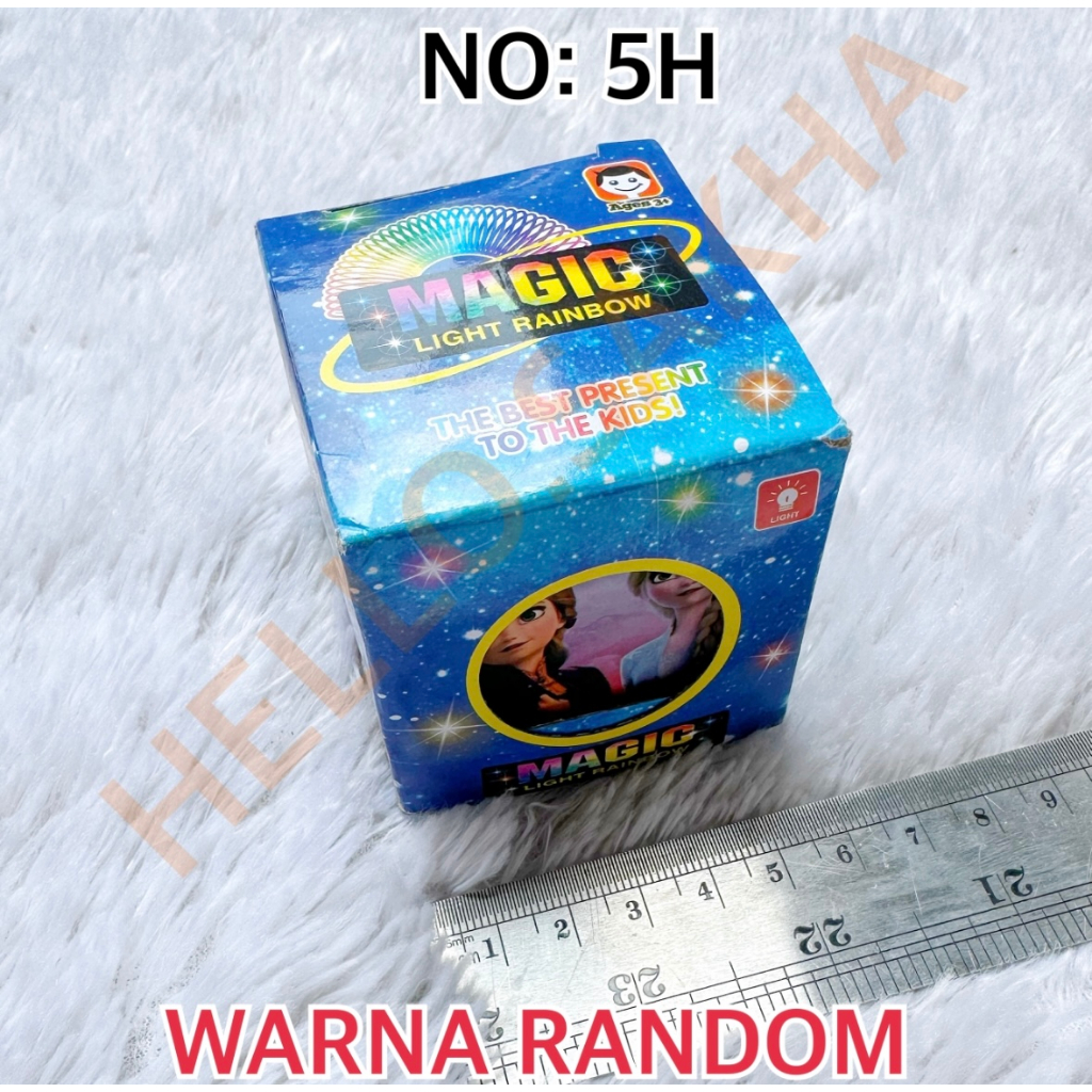 Jual MAINAN NO: 5H MAGIC LIGHT RAINBOW SPRING SPIRAL MAIN VIRAL KEMASAN ...