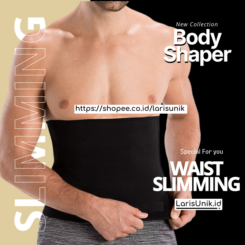 Jual Pelangsing Perut Buncit Korset Perut Waist Hot Shapers Korset Pria ...