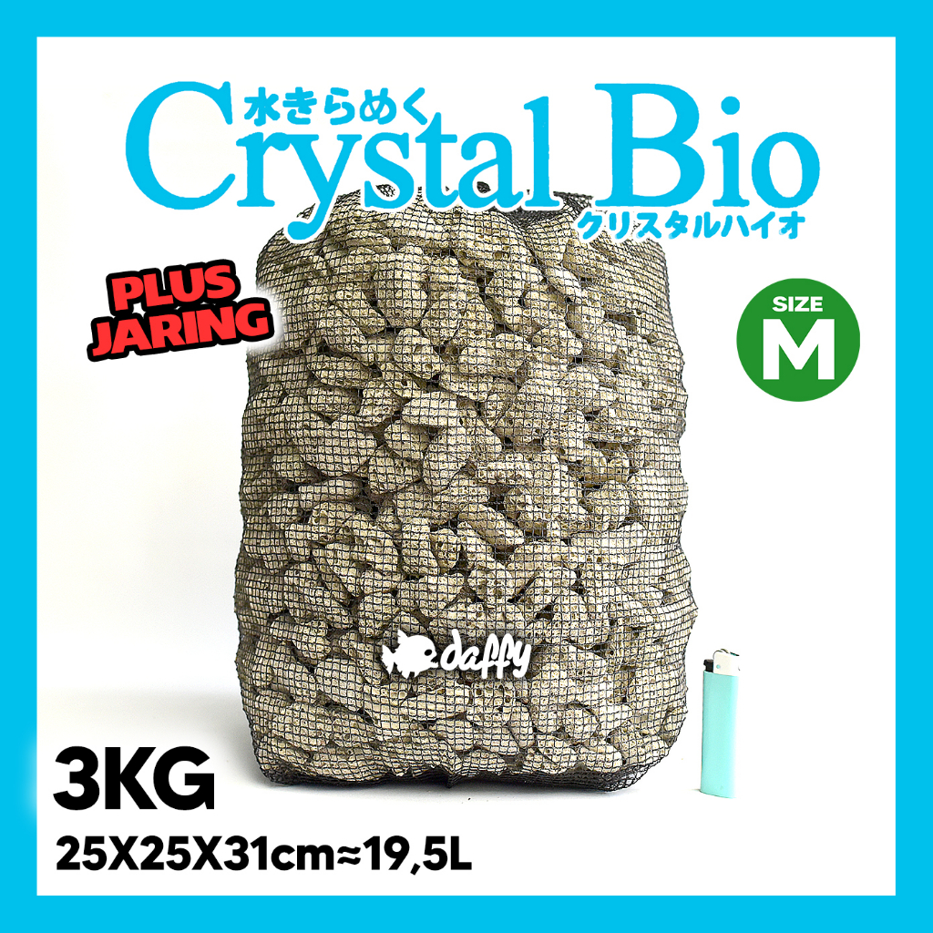 Jual Crystal Bio 3 KG media filter biologis rumah bakteri ORIGINAL ...