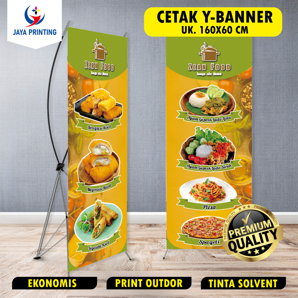 Jual Cetak Y-Banner Murah / Standing Banner Fullset | Shopee Indonesia