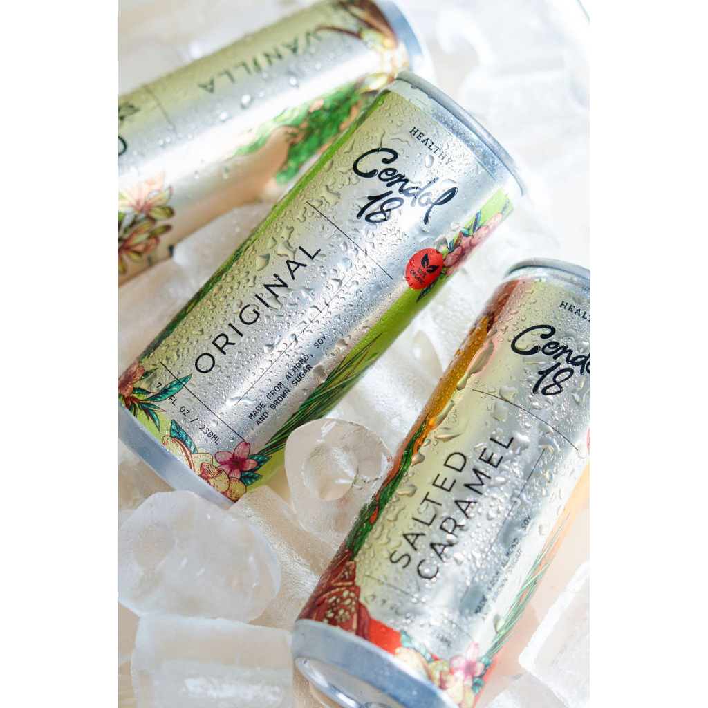 Jual [KEMASAN BARU] HEALTHY CENDOL 18, MINUMAN SEHAT, ALMOND AND SOY ...