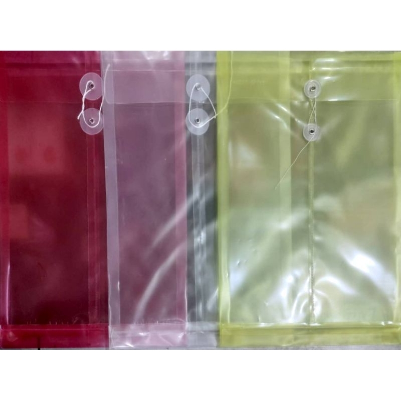 Jual Map Plastik Transparan Model Tali & Kancing ( pcs ) | Shopee Indonesia