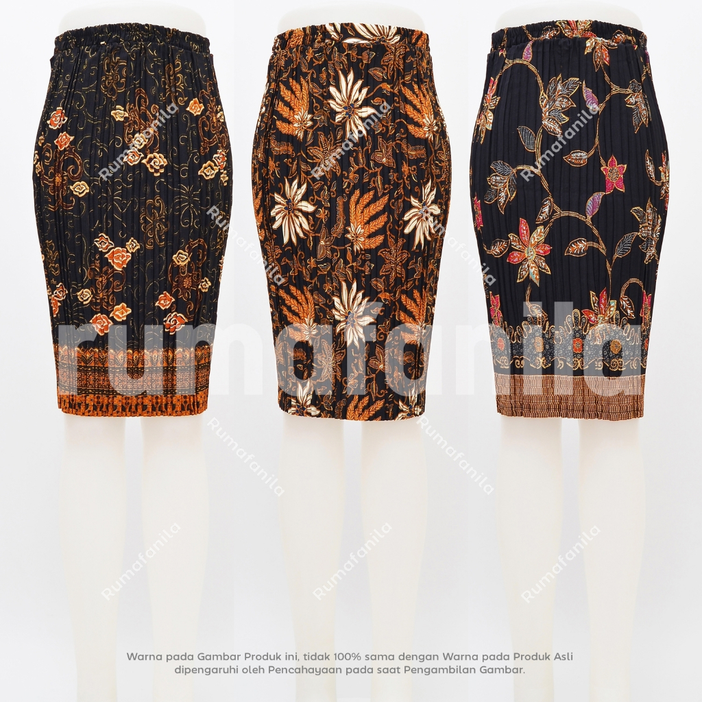 Jual Rok Kebaya Plisket Batik Pendek Premium Bawahan Kebaya Modern ...
