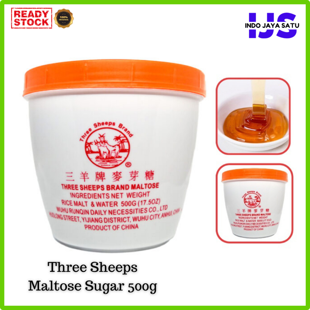 Jual Three Sheeps Brand Maltose Sugar Sirup Maltosa Gula Beko Gula Cair ...