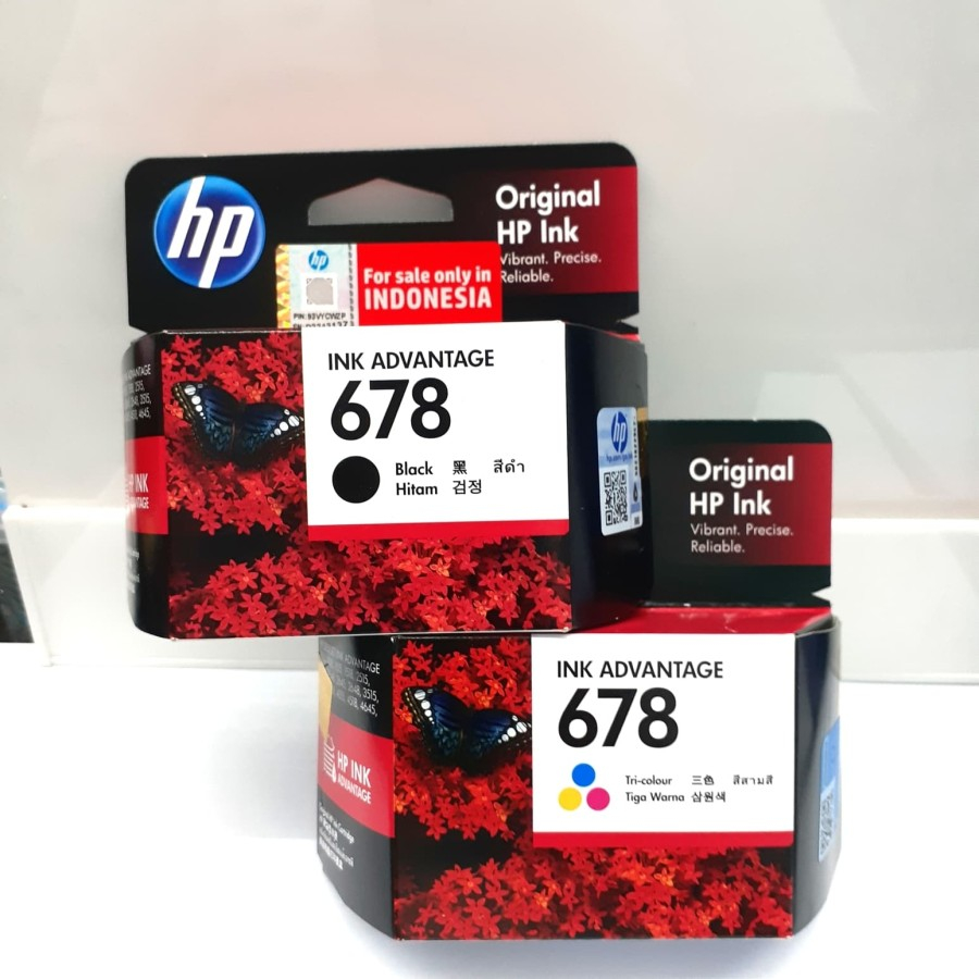 Jual Tinta HP 678 Tri-color Ink Cartridge - original (CZ108AA) | Shopee ...