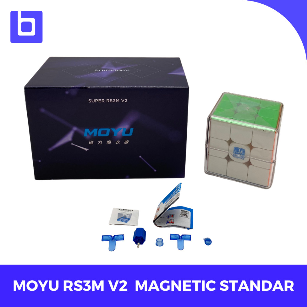 Jual Cube 3X3 - MOYU SUPER RS3M V2 MAGNETIC STANDARD UV COATED | Shopee ...