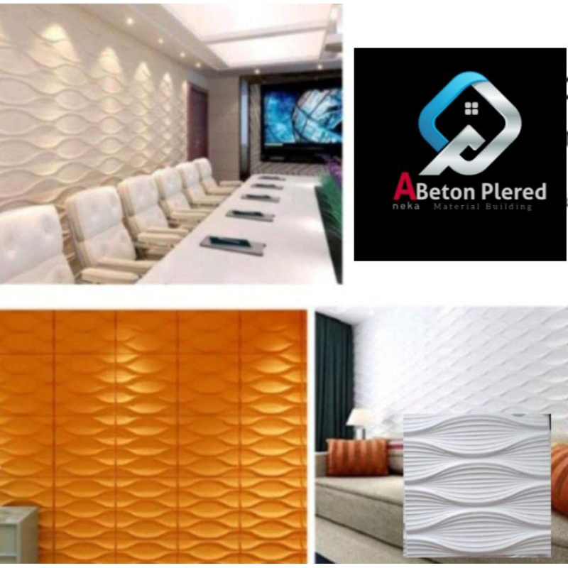 Jual wall panel beton 3D ,asli betonnya pull ,UK 50x50cm | Shopee Indonesia