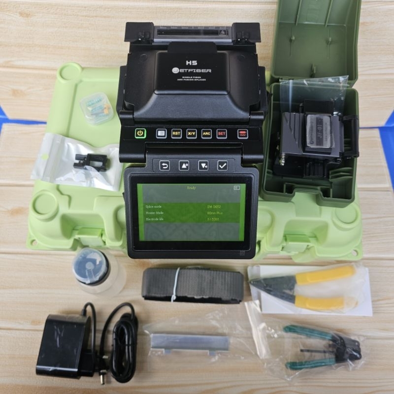 Jual fusion splicer jetfiber h5 core alignment /splicer jetfiber h5 ...