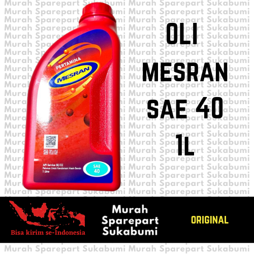Jual OLI MESRAN SAE 40 1 LITER PERTAMINA ORIGINAL 100PERSEN | Shopee ...