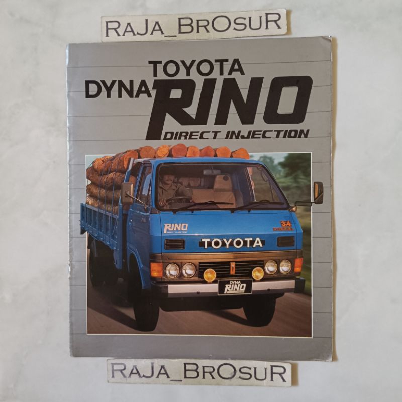 Jual Poster brosur katalog booklet jadul lawas Toyota Dyna Rino Diesel ...