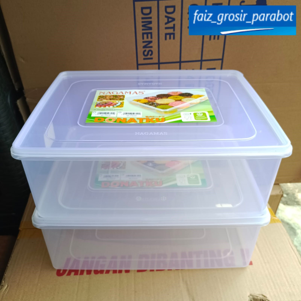 Jual Box Donat Jumbo / Tempat Donat Jumbo / Box Kue / Box Kue Plastik ...