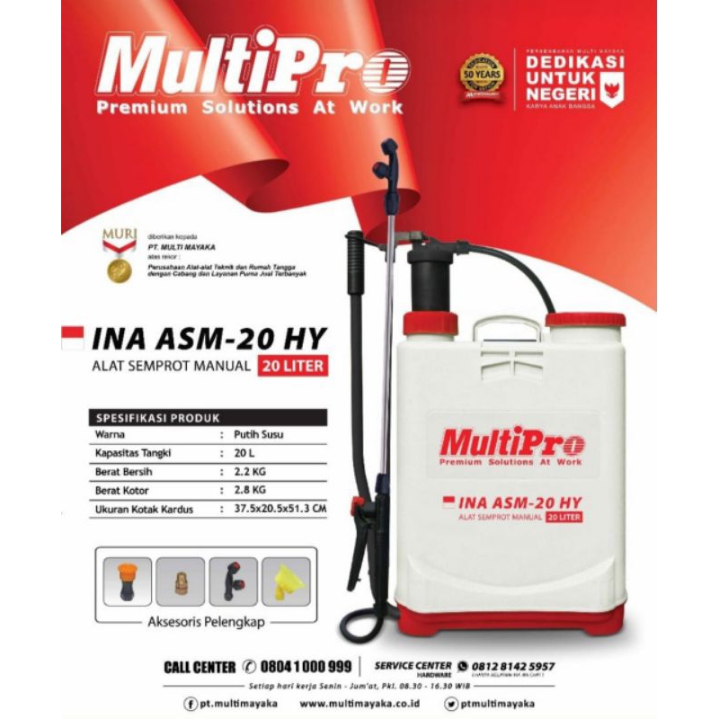 Jual Multipro Semprot hama manual 20 liter - ASM-20HY sprayer hama ...