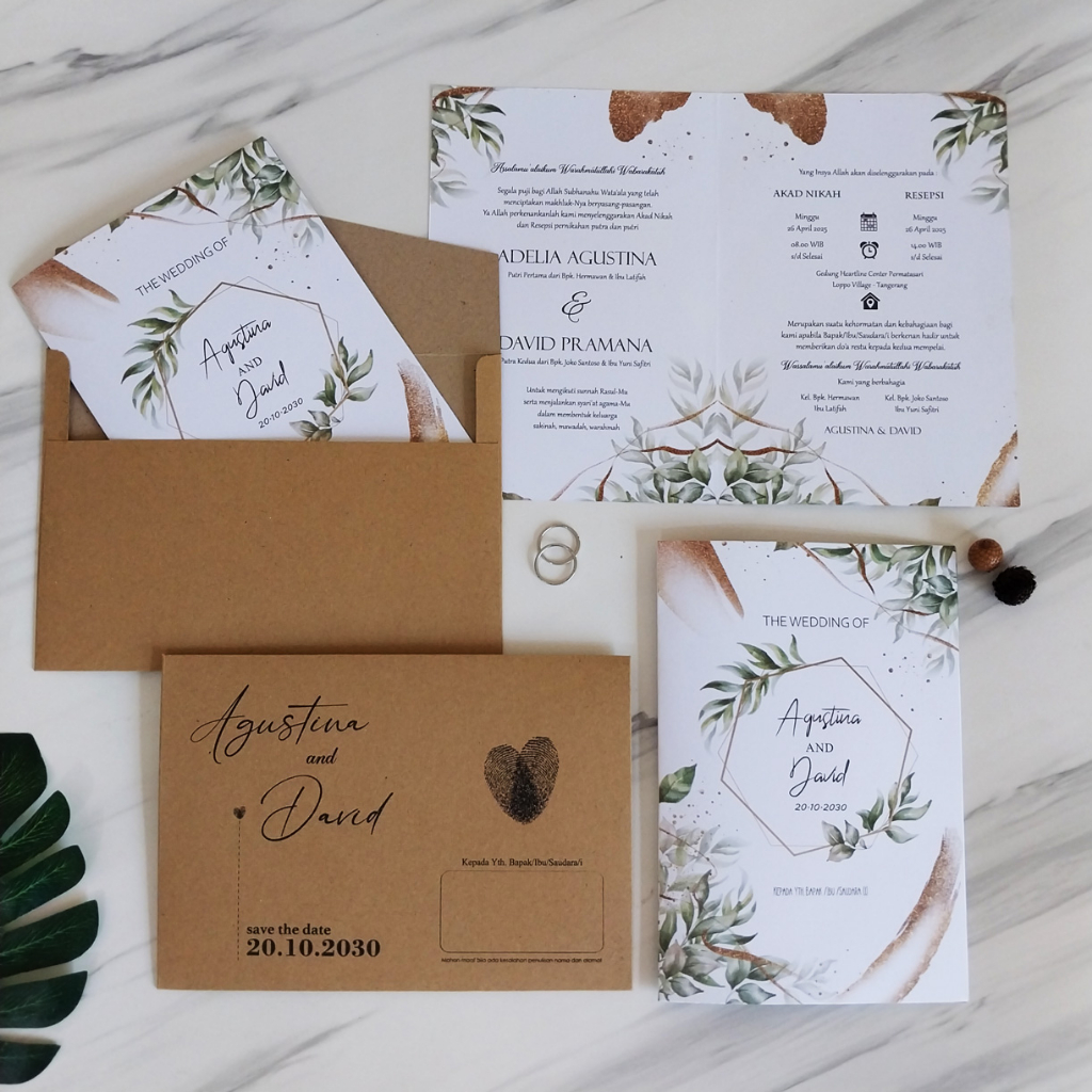 Jual UNDANGAN AMPLOP / UNDANGAN RUSTIC / UNDANGAN AMPLOP PERNIKAHAN ...