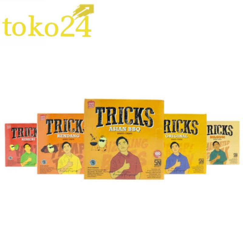 Jual Tricks Biskuit Kentang All Variant 10x18 gr | Shopee Indonesia