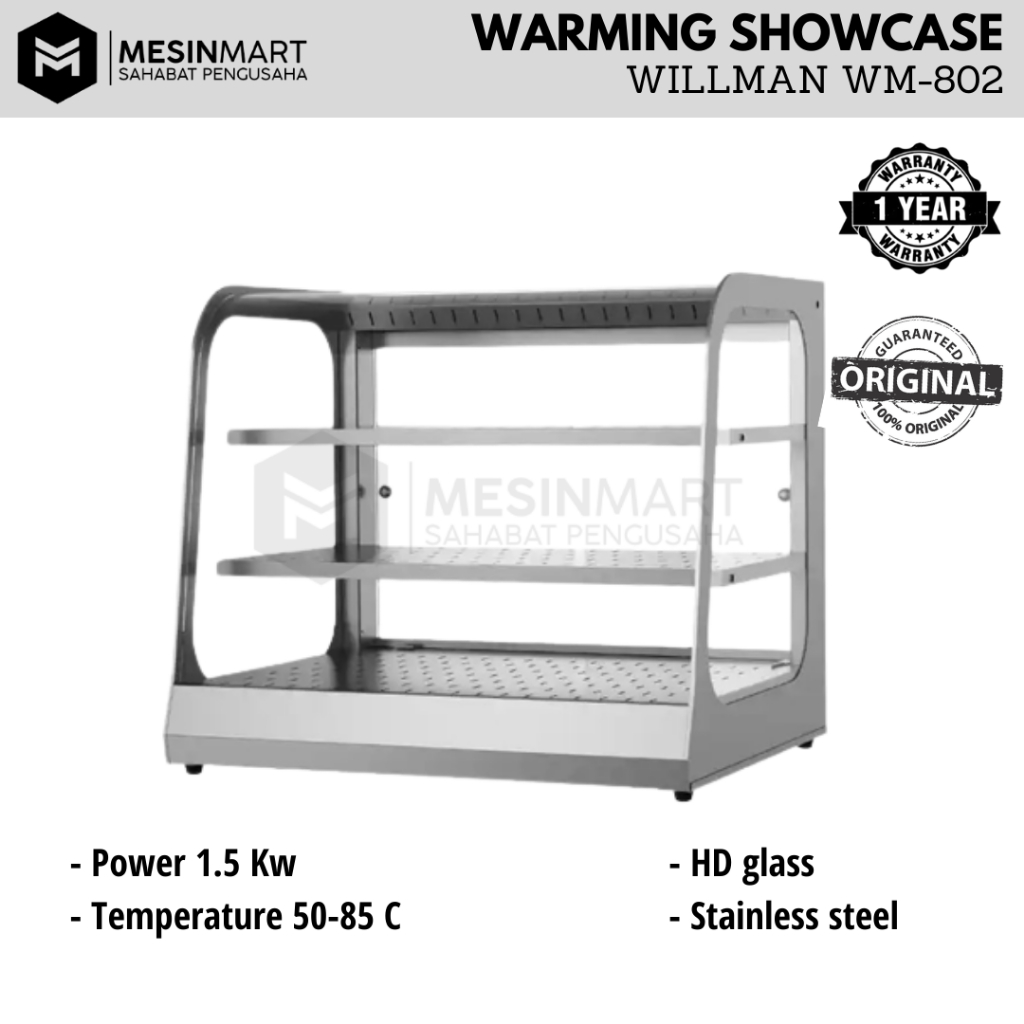 Jual Luxury Warming Showcase Display Penghangat Makanan Premium Body ...