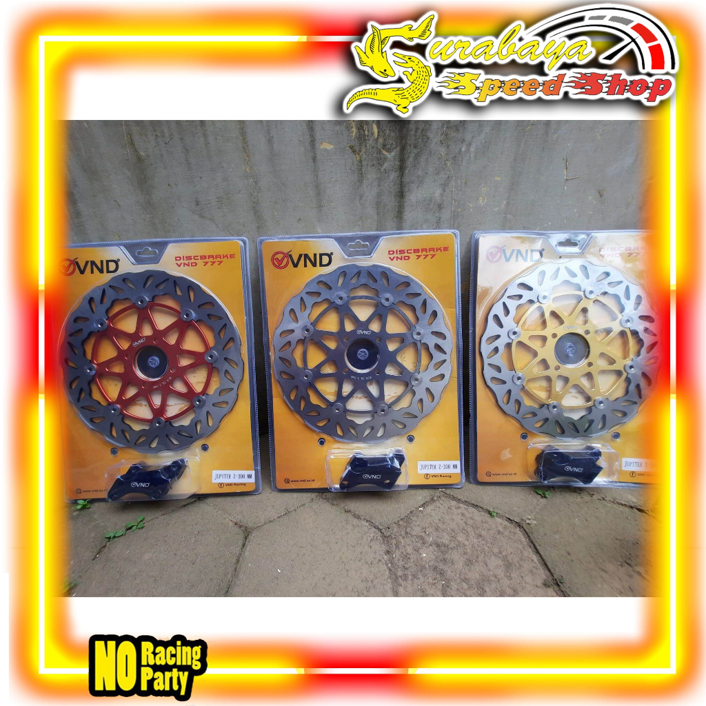 Jual VND Discbrake Disk Piringan Cakram Rem Depan Floating Tipe AK 777 ...
