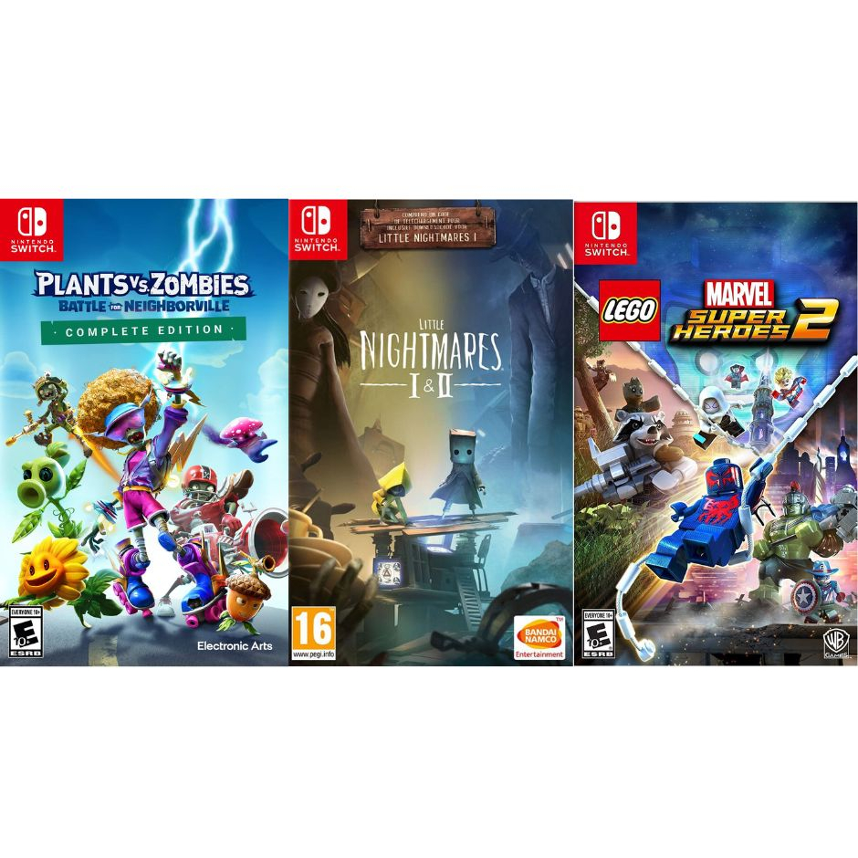 Jual (4 Games) Little Nightmares I 1 & II 2 Bundle + Lego Marvel Super ...